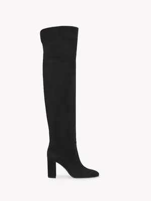 GIANVITO ROSSI Glen Cuissard Over-the-knee Boots - Black Suede