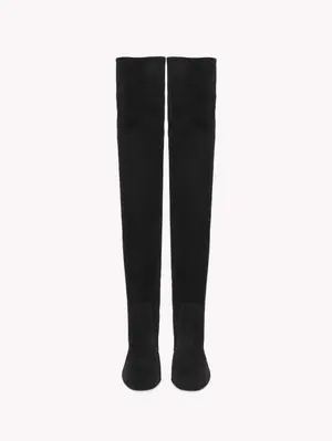 GIANVITO ROSSI Glen Cuissard Over-the-knee Boots - Black Suede