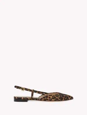 GIANVITO ROSSI Ascent 05 Slingbacks Leopard Print - Suede