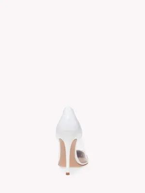 GIANVITO ROSSI Plexi Pumps - White - Patent