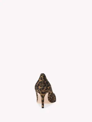 GIANVITO ROSSI 70 Suede Pumps - Leopard Print - Suede