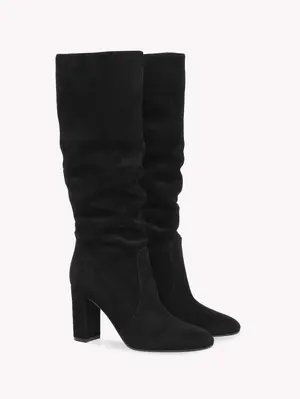 GIANVITO ROSSI Glen Suede Boots - Black Suede