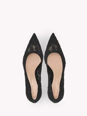 GIANVITO ROSSI Claudia 85 Pumps - Black - Lace