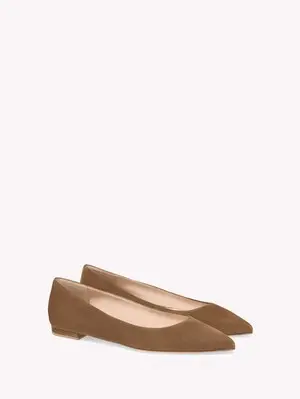 GIANVITO ROSSI Flat - Brown - Suede