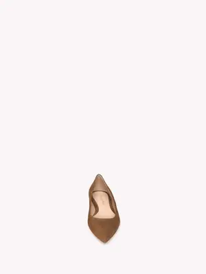 GIANVITO ROSSI Flat - Brown - Suede