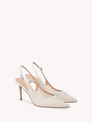 GIANVITO ROSSI Regina 85 Slingbacks