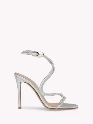 GIANVITO ROSSI Jungle Mamba Sandals - Argento