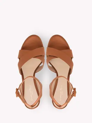 GIANVITO ROSSI Sabrina Platform Sandals - Brown