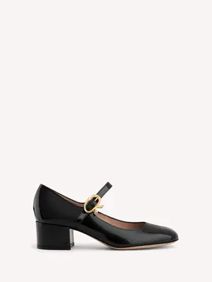 GIANVITO ROSSI Mary Ribbon Pumps - Black -  Patent Calf
