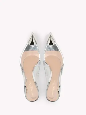 GIANVITO ROSSI Diana Slingbacks - Argento