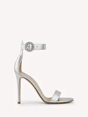 Women's Bijoux Ankle Strap Metallic Leather Sandals