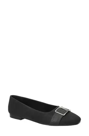 Easy Works By Easy Street Square Toe Flats For Women