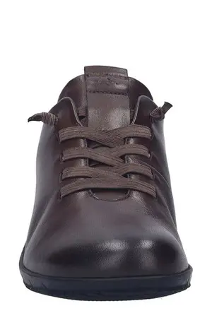 Josef Seibel Lace-up Leather Sneaker - Moro