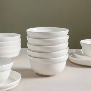 STONE + LAIN Virtuo Porcelain 4-piece Bowl Set