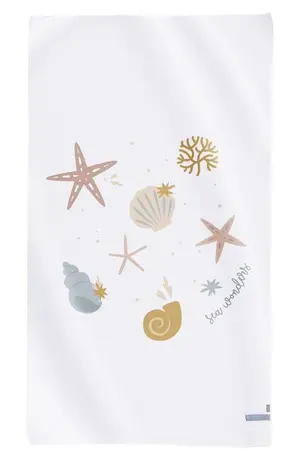 KALENCOM Microfiber Beach Towel - White - Sea Wonders