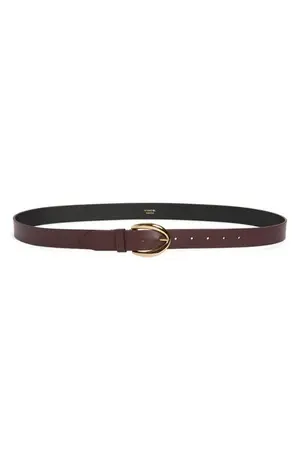 Vince Leather Belt - Fig