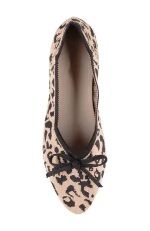 Tahari Tortuga Ballet Flat - Cheetah