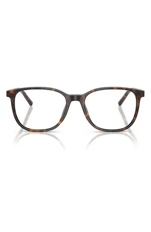 Dolce & Gabbana 51mm Pillow Optical Glasses Havana/demo Lens