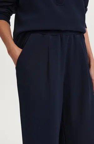 Varley The Extra Wide Leg Pants - Navy