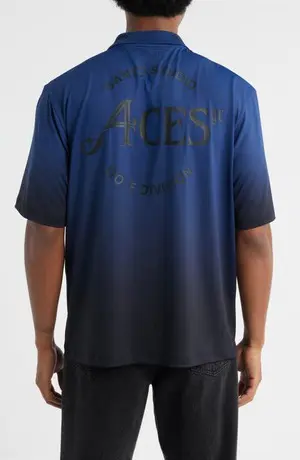 SANTO STUDIO 4 Aces Club Graphic Polo