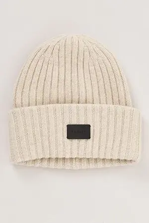 Varley Elva Ribbed Beanie - Camel
