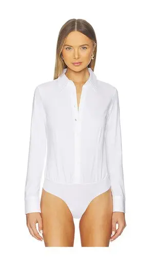 Commando Cotton Stretch Button Down Bodysuit