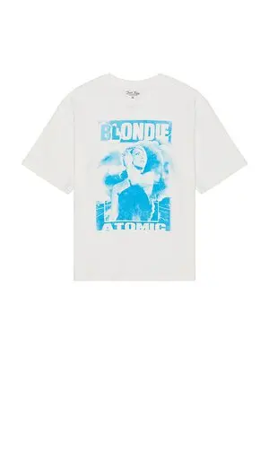 Junk Food Blondie Atomic Oversized Tee In White