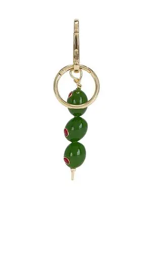 Baublebar Briny Baby Olive Bag Charm - Green & Gold
