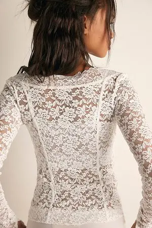 Free People All Night Long Sleeve - Ivory