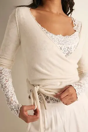 Free People All Night Long Sleeve - Ivory
