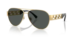Versace Versace VE2289 Aviator Sunglasses Or