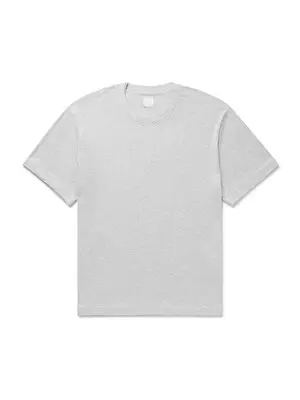 Eleventy Cotton And Modal-blend Jersey T-shirt - Gray