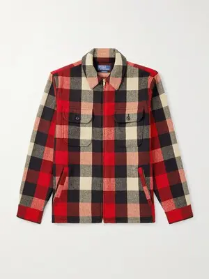 Polo Ralph Lauren Checked Wool-blend Overshirt