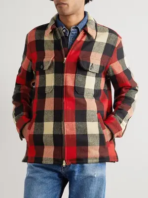 Polo Ralph Lauren Checked Wool-blend Overshirt