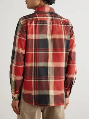 Polo Ralph Lauren Checked Brushed-cotton Oxford Shirt - Red