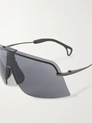 DISTRICT VISION Yusuke Alpine Blade Titanium Sunglasses - Gray