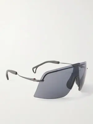 DISTRICT VISION Yusuke Alpine Blade Titanium Sunglasses - Gray