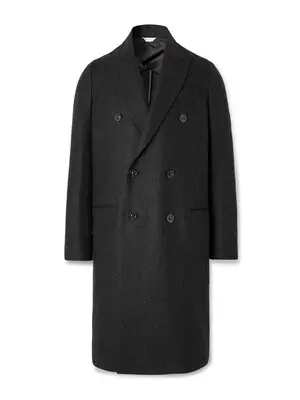 Boglioli Double-breasted Wool-blend Coat