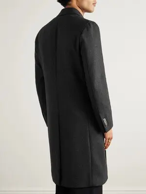 Boglioli Double-breasted Wool-blend Coat