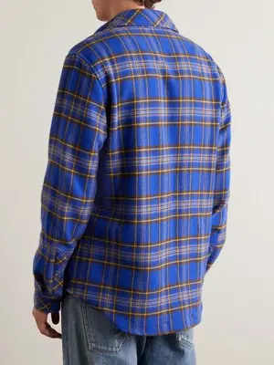 GOD'S TRUE CASHMERE Checked Cashmere Shirt