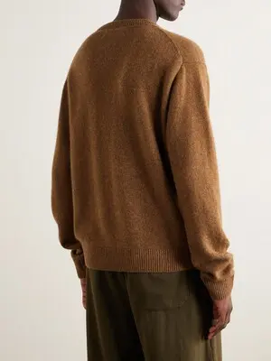 THE ELDER STATESMAN Cashmere Sweater - Brown