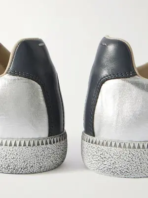 MAISON MARGIELA Replica Leather-trimmed Sneakers