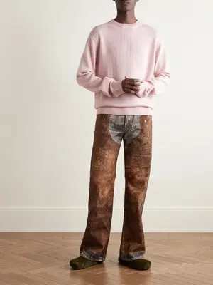 THE ELDER STATESMAN Cashmere Sweater - Pink