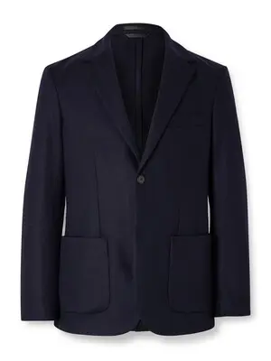 Sunspel Boiled-wool Blazer - Blue