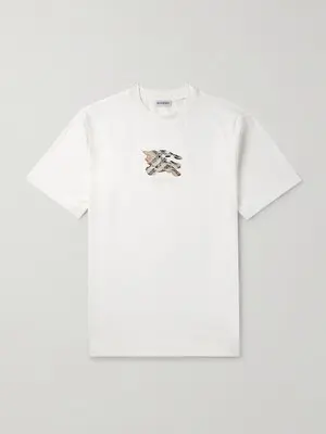 Burberry Embroidered T-shirts For Men