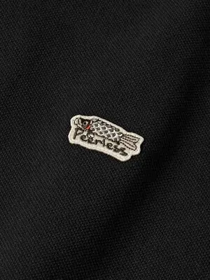 Visvim Jumbo Weller Garment-dyed Cotton-piqué Polo Shirt - Black