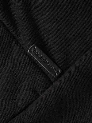Dolce & Gabbana Shearling-trimmed Cotton-jersey Hooded Jacket