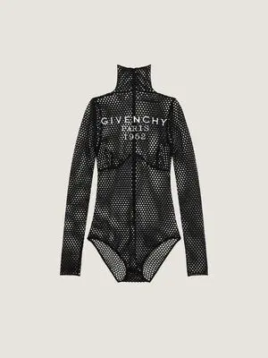 Givenchy Mesh Bodysuit With Signature