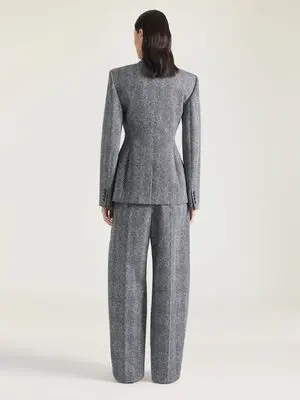 Givenchy Tailored Cotton Herringbone Pants