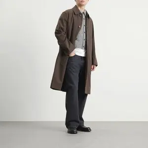 Dries Van Noten Water Repellent Double Faced Cotton Coat